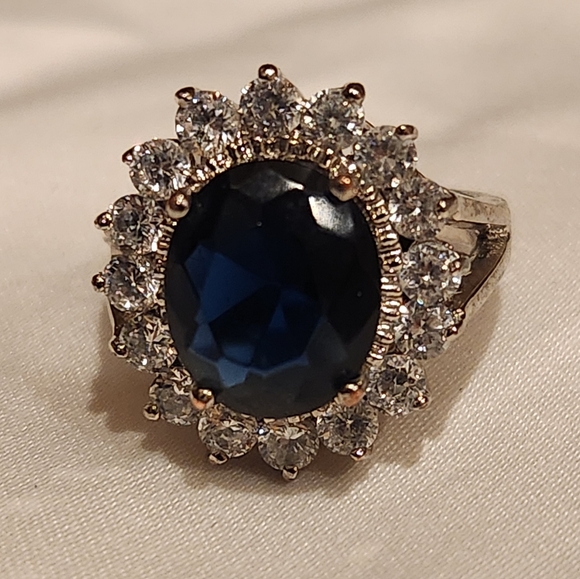 Jewelry | Vintage Colbalt Blue Rhinestone Jewelry Set Bundle | Poshmark